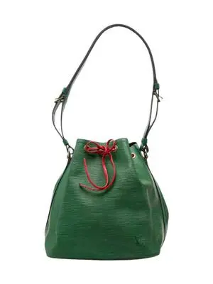 LOUIS VUITTON Epi Petit Bicolor Noe Bucket Bag - Green