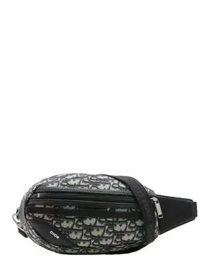 Dior Oblique Canvas Scarab Belt Bag - Blue