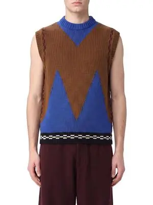 Marni Argyle Wool Knit Vest - Multicolor