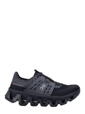 On Cloudswift Amp Sneakers In Recycled Polyester - Black