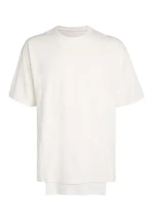 MAISON MARGIELA Cotton Double-layered T-shirt - White