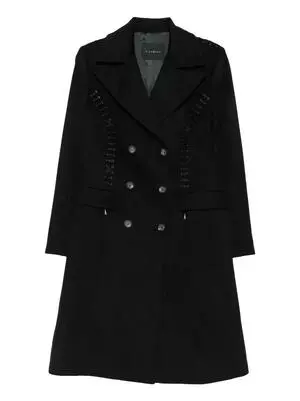 John Richmond Roberto Cavalli Vintage 2000s Double-breasted Coat - Black