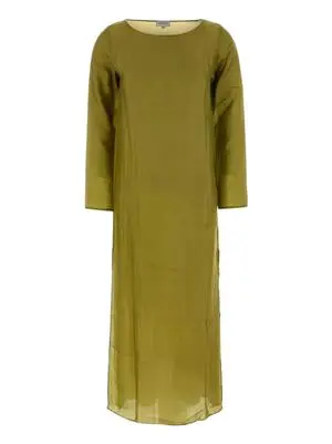 THE ROSE IBIZA Mariana Silk Maxi Dress - Green