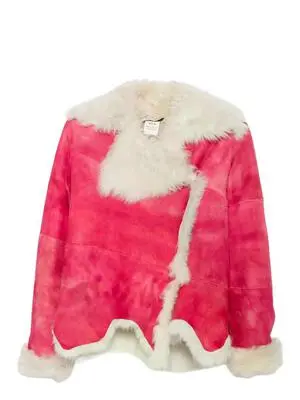 A.N.G.E.L.O. VINTAGE CULT 2000s Fur-trimmed Jacket - Pink