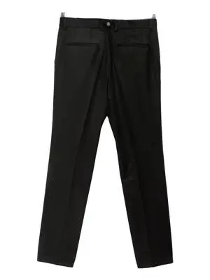 BOSS Virgin Wool Tailored Trousers - Black