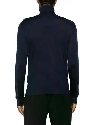 DANIELE FIESOLI Roll Neck Knit - Blue