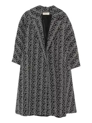 A.N.G.E.L.O. VINTAGE CULT 1980s Diamond-pattern Notch-lapel Coat - Black