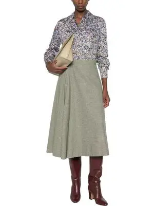 NIU Floral Print Long Sleeve Shirt - Blue