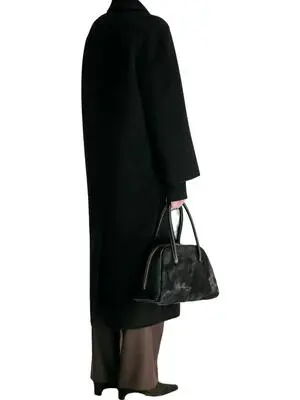 Loulou De Saison Irvin Double-breasted Notch-lapels Coat - Black
