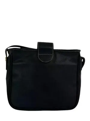 Loewe Anagram Leather Crossbody Bag - Black