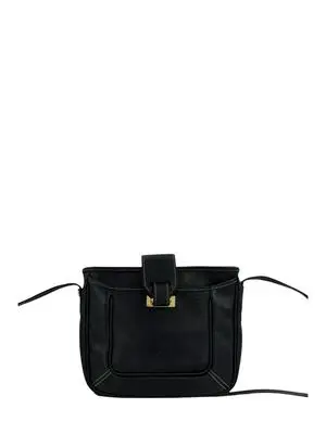 Loewe Anagram Leather Crossbody Bag - Black
