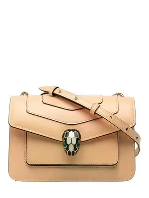 BVLGARI Serpenti Forever Chain Crossbody Bag - Brown