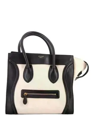 Celine Celine Luggage Nano Satchel Neutrals