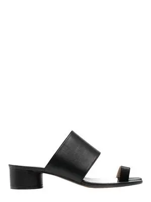 MAISON MARGIELA Tabi 30mm Leather Mules - Black