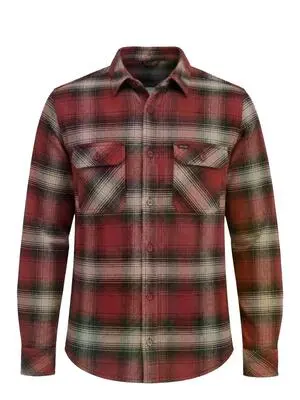 Rip Curl Count Flannel Check-pattern Shirt - Red