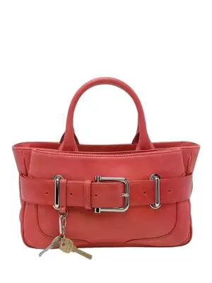 OSOI Mini Brocle Tote Bag - Red