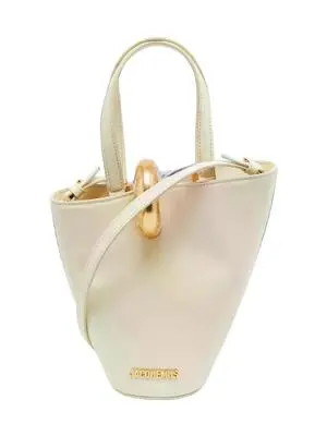 Jacquemus Le Petit Bambola Leather Tote Bag - Neutrals