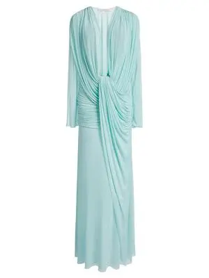 Christopher Esber Ripple Draped Gown - Light Blue