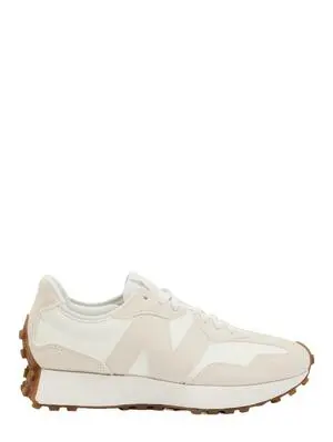 NEW BALANCE 327 Panelled Leather Trainers - White