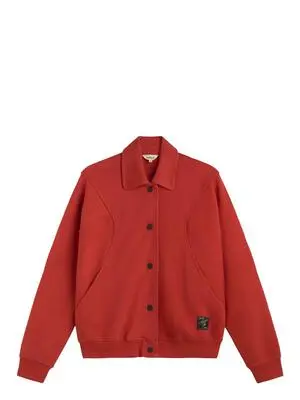 THINKING MU Maisie Organic Cotton Jacket - Red