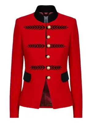 THE EXTREME COLLECTION Renata 01 Military Blazer - Red