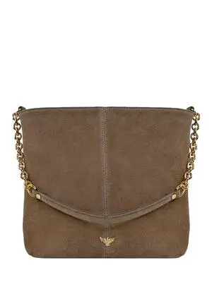 APATCHY LONDON Izzie Suede Bag - Brown