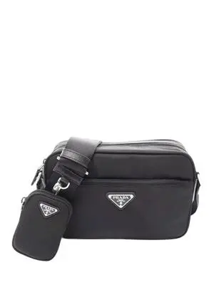 Prada Tessuto Camera Bag Crossbody Bag - Black
