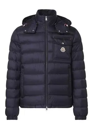 Moncler Verith Down Jacket With Detachable Hood - Blue