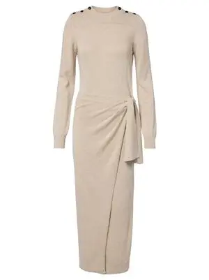 Isabel Marant Étoile Jozira Draped Sweater Dress - Beige