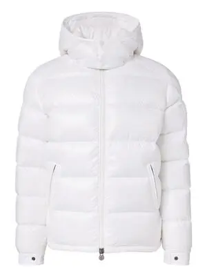 Moncler Maya Hooded Down Jacket - White