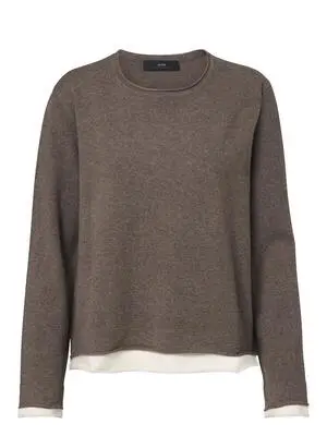 Arch4 Finley Layered Cashmere Sweater - Grey