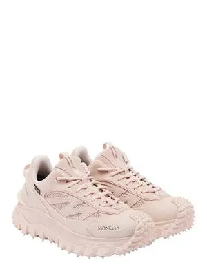 Moncler Trailgrip Gtx Suede Sneakers - Pink