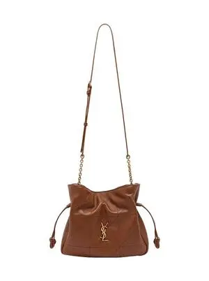 Saint Laurent Jamie Small Quilted Leather Shoulder Bag - Brown