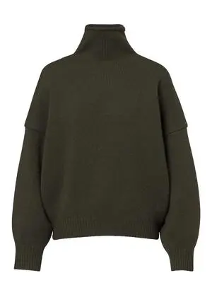 Arch4 Cashmere Turtleneck Sweater - Green
