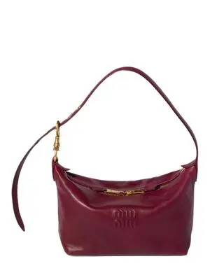 Miu Miu Spirit Nappa Leather Bag Red