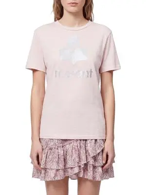 Isabel Marant Étoile Logo T-shirt - Pink