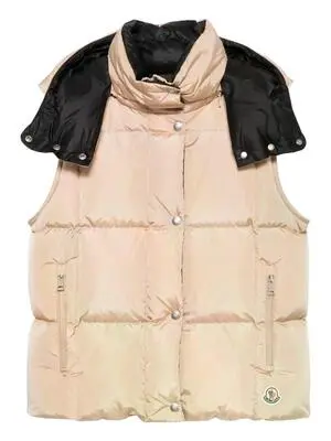 Moncler Moncler Macareux Padded Gilet Neutrals