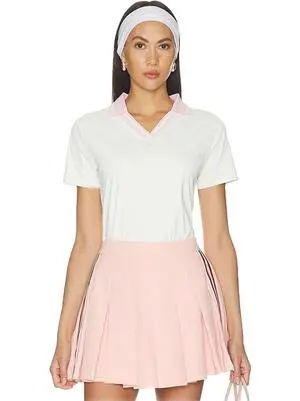 MALBON Carlota Polo Top - Ivory