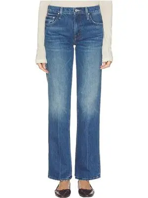 MOTHER The Mid Rise Rambler Skimp Jeans - Blue