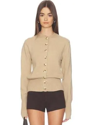 ALL THE WAYS Brittany Button-up Sweater - Beige