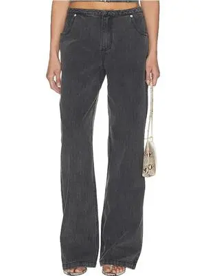 BY.DYLN Santal Jeans In . Also - Grey
