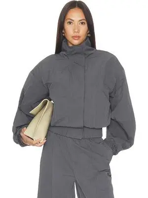ROTATE BY BIRGER CHRISTENSEN Crispy Track Jacket - Grey