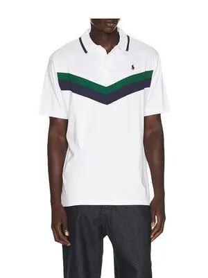 Polo Ralph Lauren Soft Touch Chest Stripe Polo In . Also - White