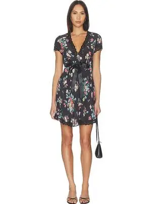Rixo Corina Dress With Floral Print And Lace Trim - Multi