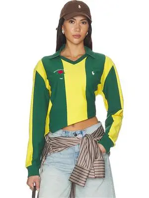 Polo Ralph Lauren Rugby Jersey Long Sleeve Polo Collar Pullover In . Also - Multi