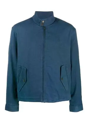 Polo Ralph Lauren Stand-up Collar Shirt Jacket - Blue