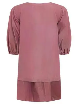 Alberta Ferretti Bow Detail Mini Dress - Pink