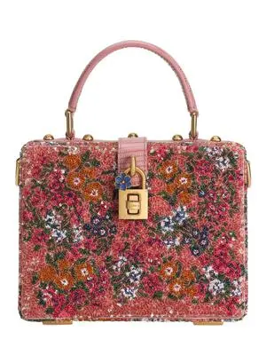 Dolce & Gabbana Dolce Box Sequin Embroidered Handbag - Multicolor