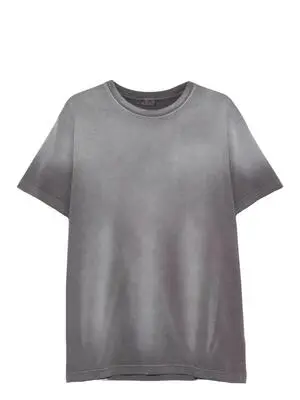 MUGLER Short-sleeve Ombré T-shirt - Grey