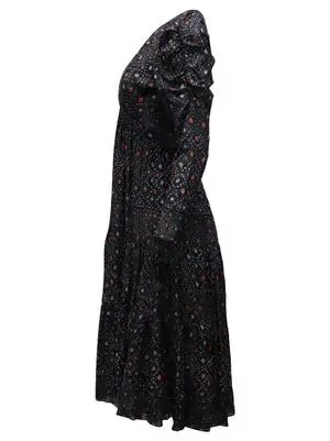 Ulla Johnson Miya Twist-front Dress - Blue